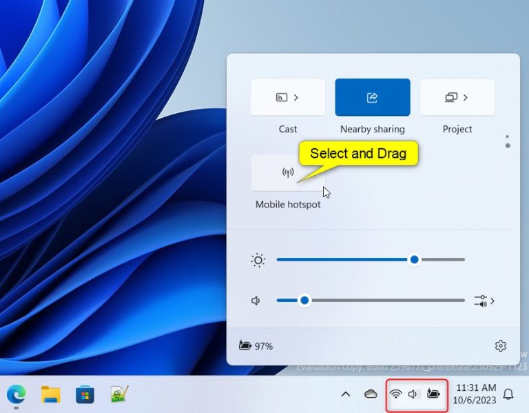 How to Access Hidden Quick Actions in Windows 11 - Geek Rewind