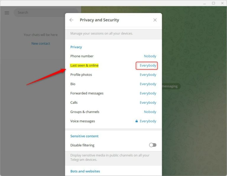 How to Change who can see your “Last seen and online” Status in ...