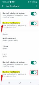 How to Manage Reaction Notifications in WhatsApp - Geek Rewind