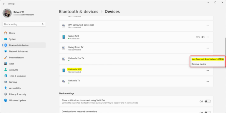 How to Set Up Bluetooth PAN on Windows 11 - Geek Rewind