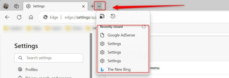 How to Turn “Show new tab menu” On or Off in Microsoft Edge - Geek Rewind