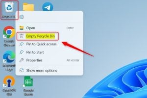 How to Empty the Recycle Bin in Windows 11 - Geek Rewind