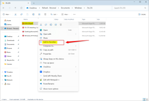 How to Manage Favorites in Windows 11 File Explorer - Geek Rewind