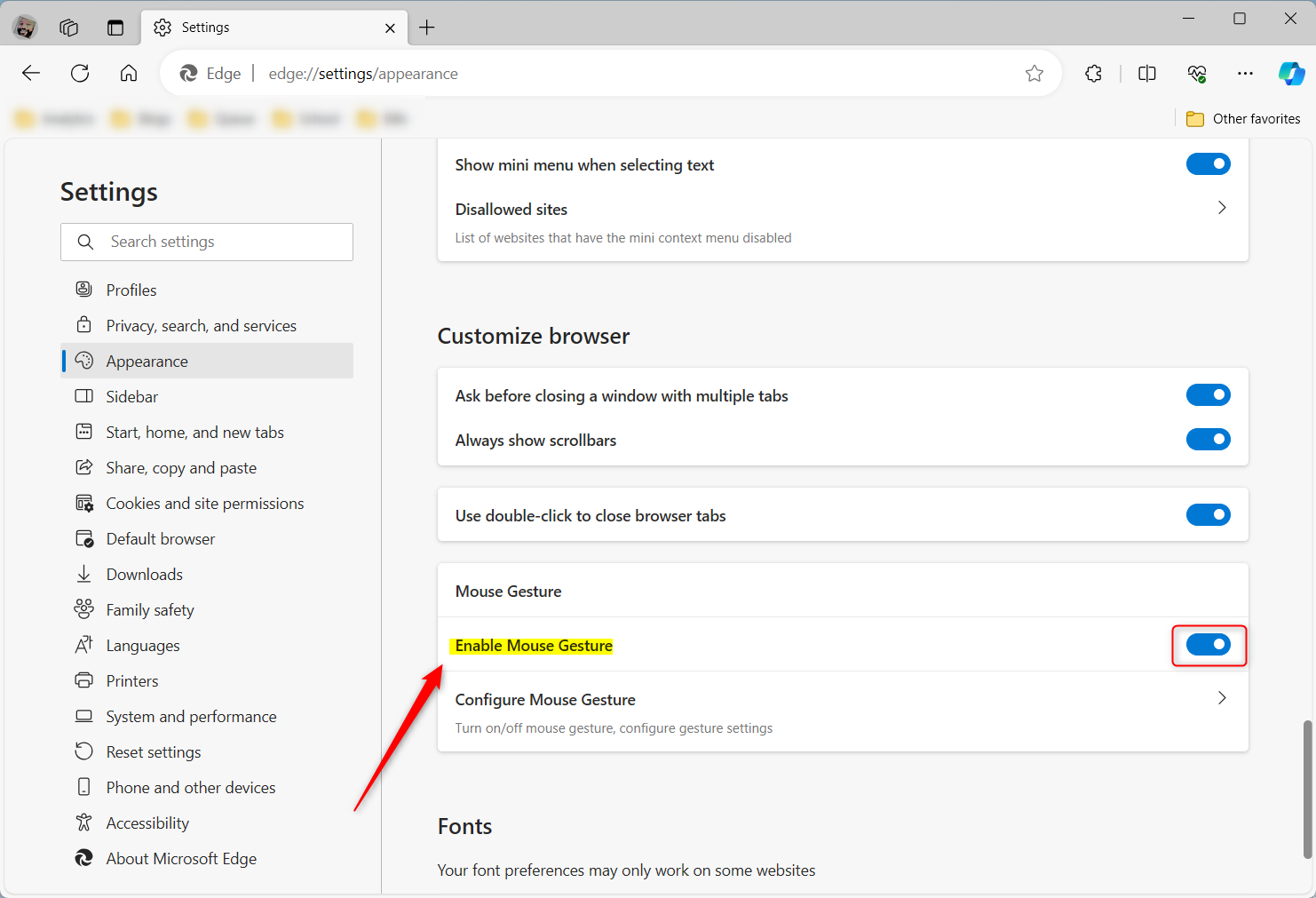 How to Enable Mouse Gestures in Microsoft Edge - Geek Rewind