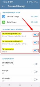 How to Turn Automatic Media Download On/Off in Telegram - Geek Rewind