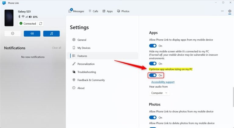Enable Optimize App Window Sizing on Windows 11 - Geek Rewind Enable Optimize App Window Sizing on Windows 11 - Geek Rewind