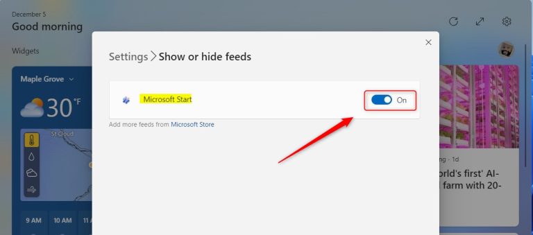 Customize Your Windows 11 Widgets Board Feeds - Geek Rewind