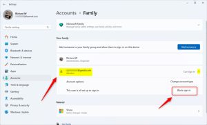 Manage Microsoft Family Safety Accounts on Windows 11 - Geek Rewind
