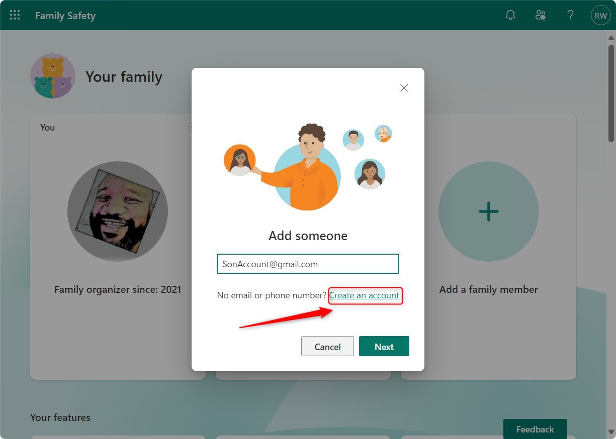 How to Add a Family Member in Microsoft Family Safety - Geek Rewind