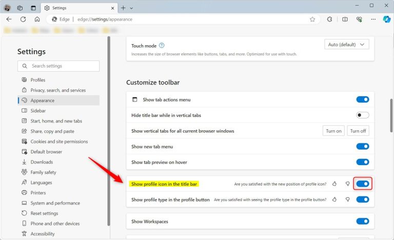 How to Show Your Profile Icon in Microsoft Edge - Geek Rewind