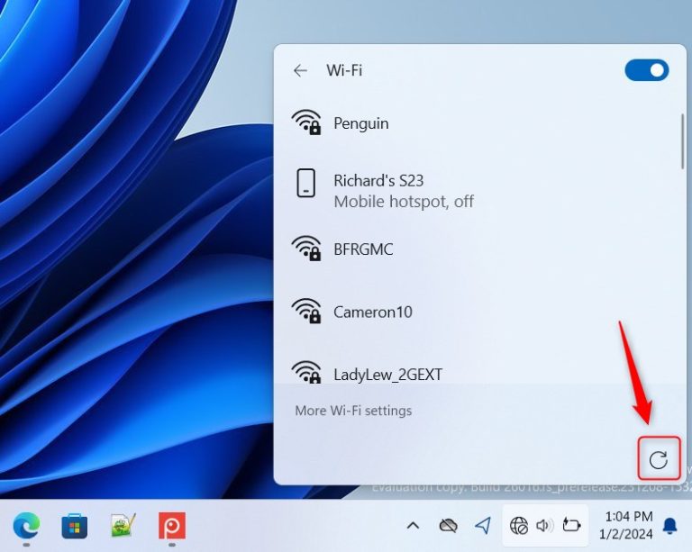 How to Refresh Wi-Fi Networks in Windows 11 - Geek Rewind