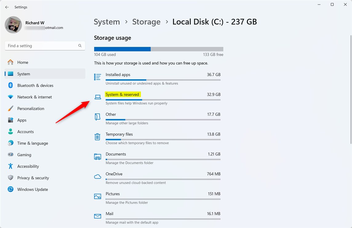 How to Check Reserved Storage in Windows 11 - Geek Rewind