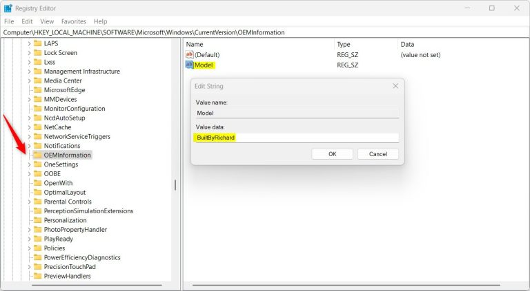 How to Change System Product Name in Windows 11 - Geek Rewind