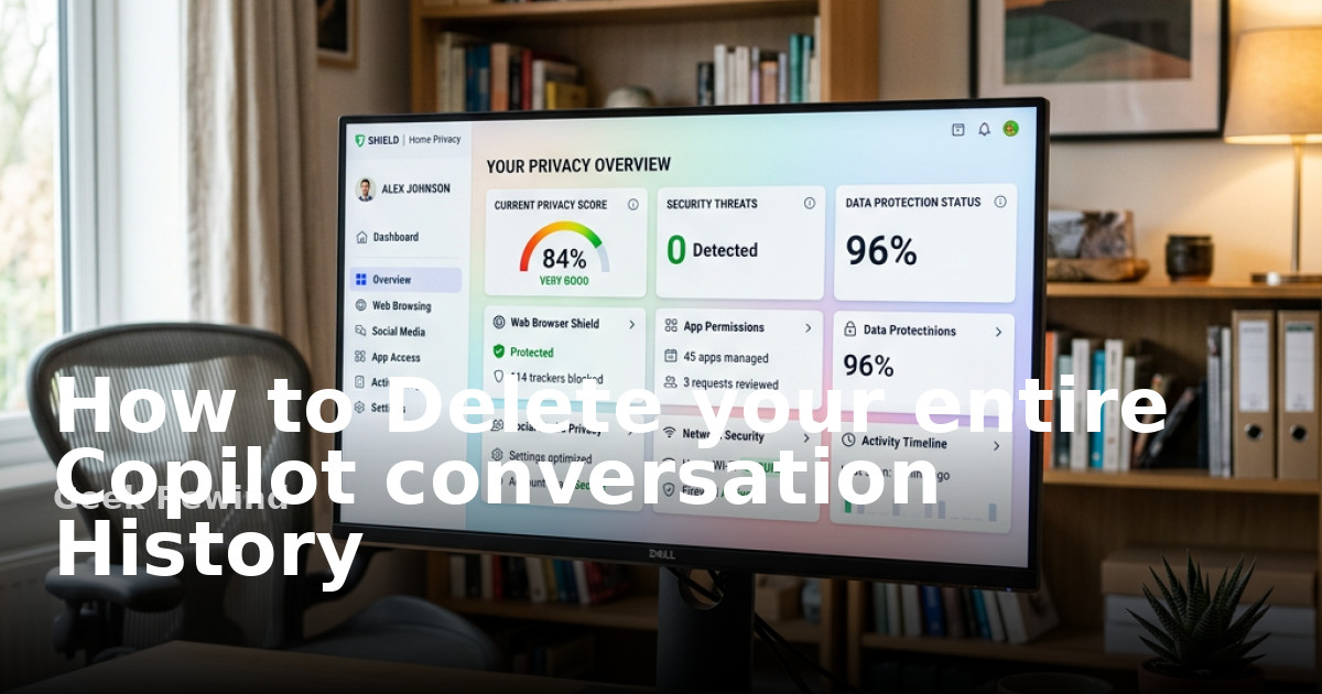 How to Delete your entire Copilot conversation History | Geek Rewind