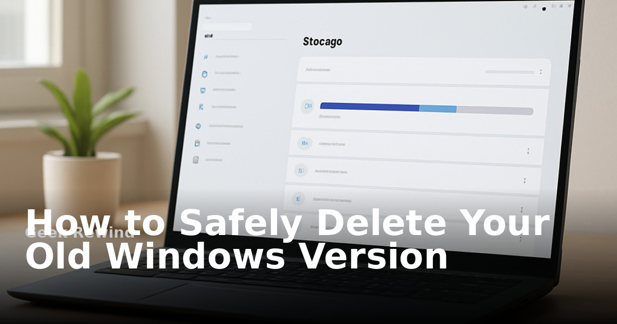 How to Safely Delete Your Old Windows Version | Geek Rewind