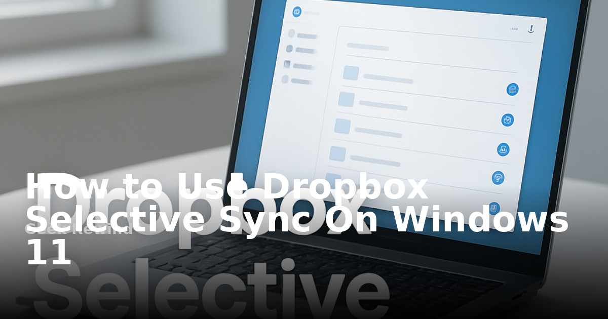 How to Use Dropbox Selective Sync on Windows 11 | Geek Rewind