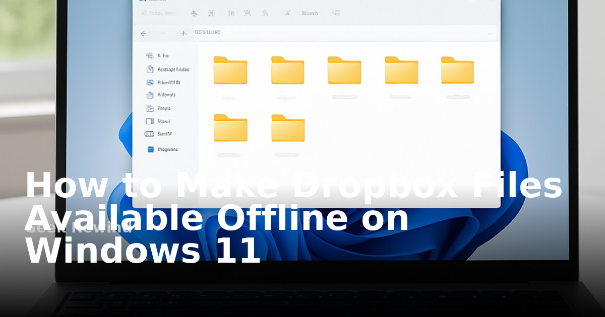 How to make files and folders available offline in the Dropbox desktop ...