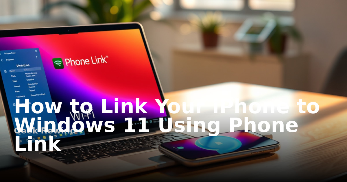 How to Link Your iPhone to Windows 11 Using Phone Link | Geek Rewind