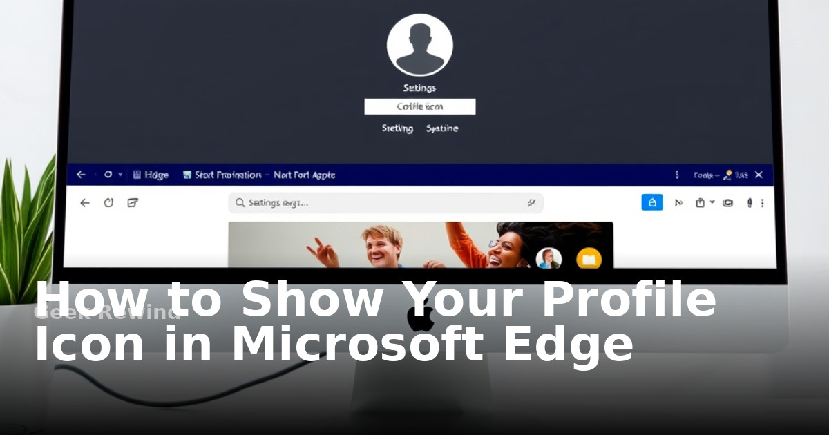 How to Show Your Profile Icon in Microsoft Edge | Geek Rewind