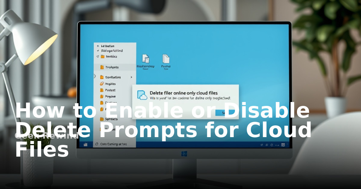 How to Enable or Disable Delete Prompts for Cloud Files | Geek Rewind