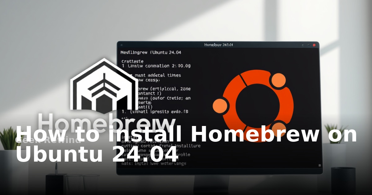 How to install Homebrew on Ubuntu 24.04 | Geek Rewind