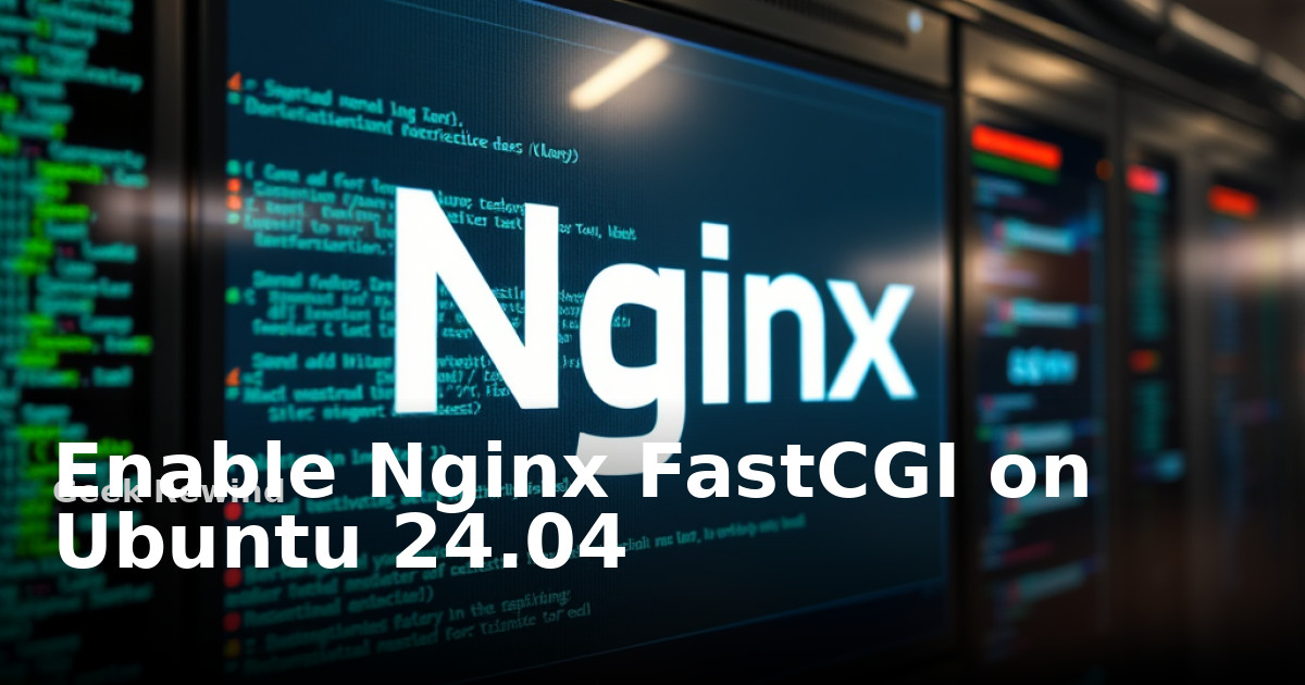 Enable Nginx FastCGI on Ubuntu 24.04 | Geek Rewind