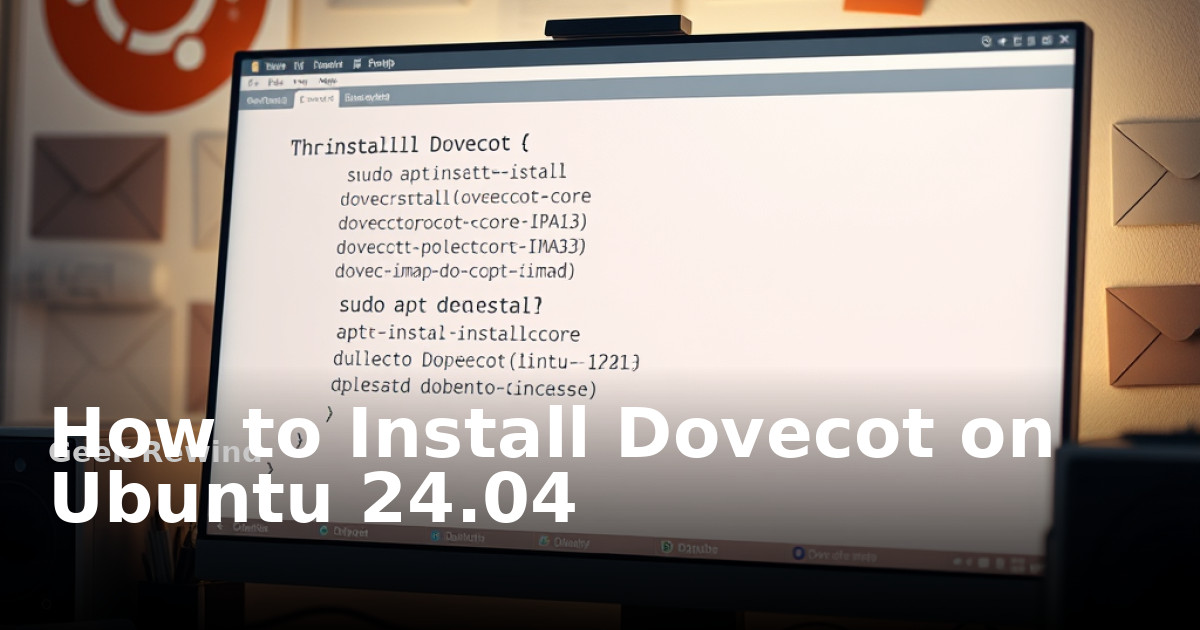 How to Install Dovecot on Ubuntu 24.04 | Geek Rewind
